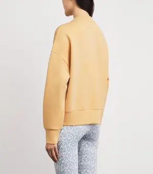Varley Reena Button-front Sweatshirt - Beige