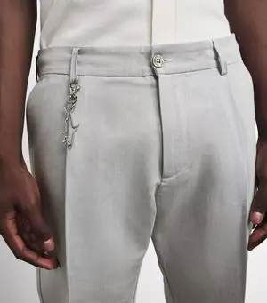 Paul & Shark Linen-cotton Drawstring Chinos