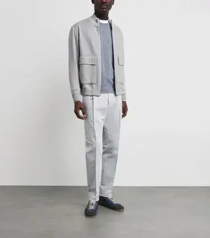 Paul & Shark Wool-silk Aliseo Bomber Jacket