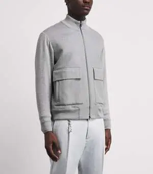 Paul & Shark Wool-silk Aliseo Bomber Jacket