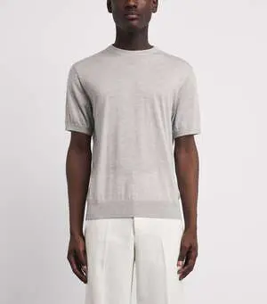 Paul & Shark Cashmere-silk T-shirt