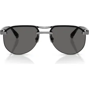Brunello Cucinelli Aviator Sunglasses - Anthracite/clear