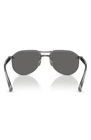 Brunello Cucinelli Aviator Sunglasses - Anthracite/clear