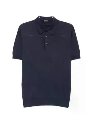 Zegna Button Down Polos For Men