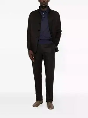 Zegna Short-sleeve Polo Shirt - Blue