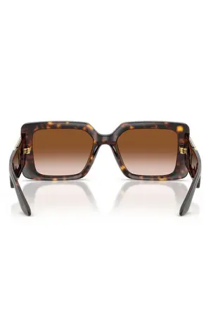 Versace Square Sunglasses - Havana/brown Gradient