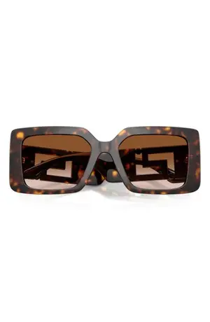 Versace Square Sunglasses - Havana/brown Gradient