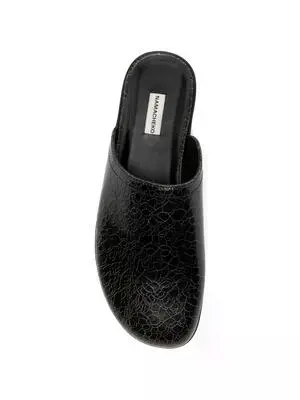 NAMACHEKO Crackled Effect Loafers