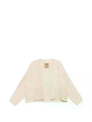 UMA WANG Damask-patterned Collarless Jacket