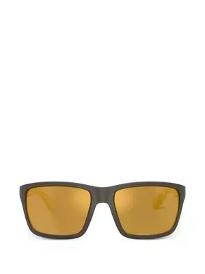 Burberry Burberry Rectangular Frame Sunglasses Brown