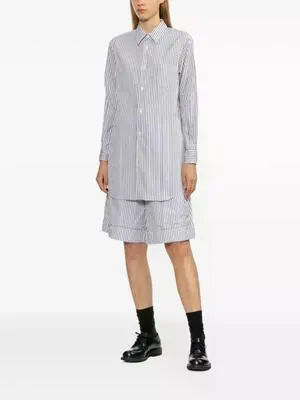 Comme Des Garçons Striped Shirt Dress