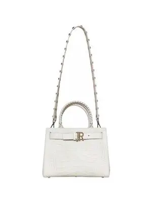 John Richmond Croc-effect Studded Tote Bag