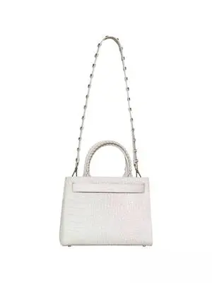 John Richmond Croc-effect Studded Tote Bag
