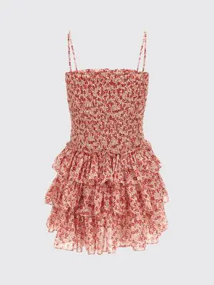 Isabel Marant Étoile Ruffled Tiered Floral Mini Dress