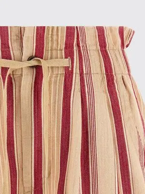 Isabel Marant Étoile Striped High-waisted Shorts