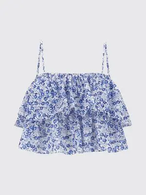 Isabel Marant Étoile Floral Cotton Cropped Top