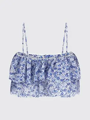 Isabel Marant Étoile Floral Cotton Cropped Top