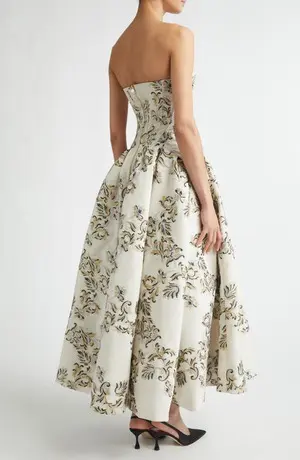 Carolina Herrera Strapless Gown