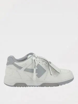 Off-White Leather Low Top Sneakers - White