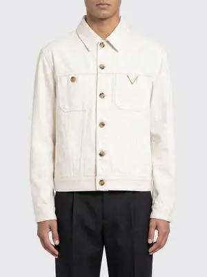 Valentino Garavani Vlogo Signature Denim Jacket - Ivory