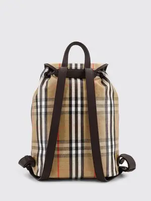 Burberry Check Canvas Backpack - Sand