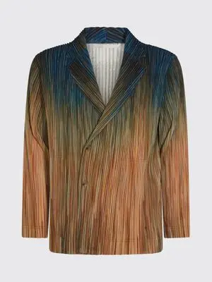 Issey Miyake Homme Plissé Double-breasted Pleated Blazer