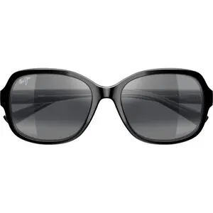 Maui Jim 55mm Polarizedplus2® Butterfly Sunglasses - Grey