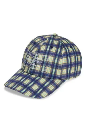 DAMSON MADDER Logo Embroidered Baseball Cap - Blue