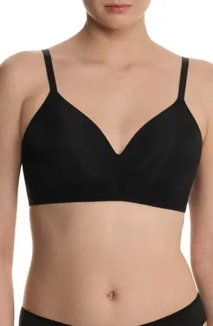 Natori Cloud Comfort Convertible Back Smoothing Wireless Bra - Black