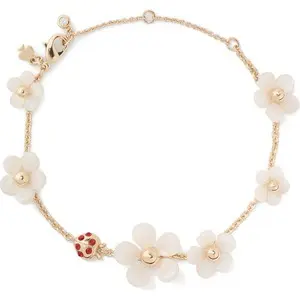 Kate Spade New York Flower Scatter Bracelet - White.