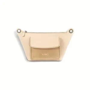 NARO PARIS Belt Bag In Smooth Leather And Suede
