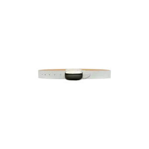 L'Agence Milou Lizard-embossed Belt With Domed Buckle