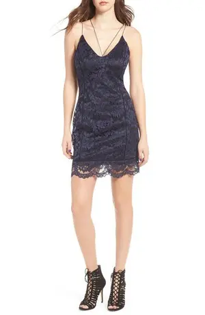 Astr The Label Lace Body-con Dress