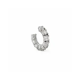 ISKRA Crystal Ear Cuff - Silver