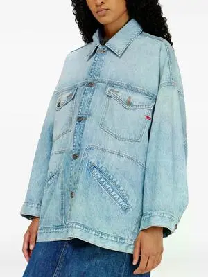 DIESEL® Bartack-stitch Denim Jacket