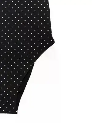 TOM FORD Polka-dot Square Neck One Piece Swimsuit
