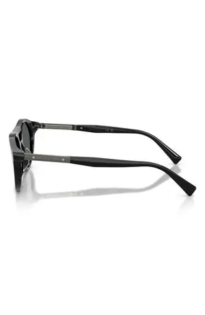 Brunello Cucinelli Oval Sunglasses - Black