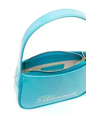Blumarine Rhinestone Embellished Mini Bag - Blue