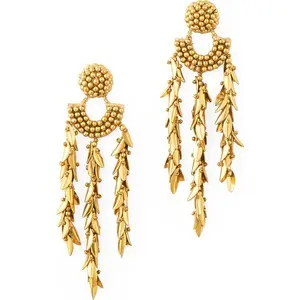 Deepa Gurnani Conrad Drop Earrings - Gold