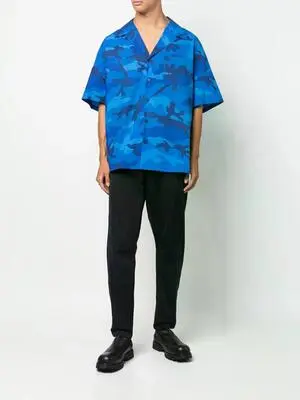LANVIN Slim-fit Cropped Cotton Trousers