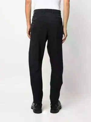 LANVIN Slim-fit Cropped Cotton Trousers