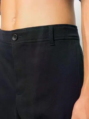 LANVIN Slim-fit Cropped Cotton Trousers