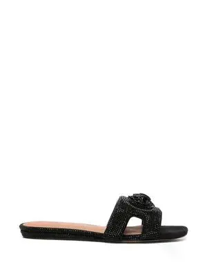 Kurt Geiger Crystal-embellished Eagle Head Sandals
