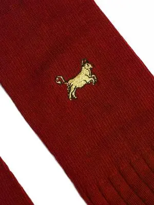 ELIOS Knee-high Ribbed Socks With Toro Embroidery