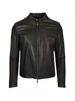AL DUCA D’AOSTA 1902 Nappa Leather Biker Jacket
