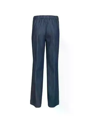 AL DUCA D’AOSTA 1902 Chambray Wide-leg Trousers