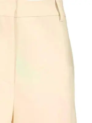AL DUCA D’AOSTA 1902 Cream Stretch-cady Wide-leg Trousers