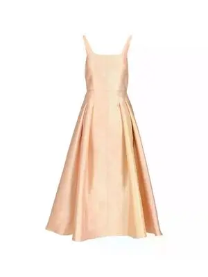 AL DUCA D’AOSTA 1902 Square Neck Mikado Dress
