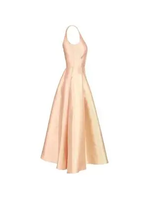 AL DUCA D’AOSTA 1902 Square Neck Mikado Dress