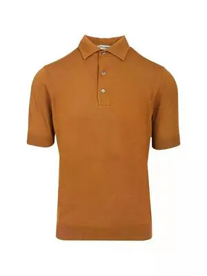 AL DUCA D’AOSTA 1902 Ribbed-trim Cotton Polo Shirt